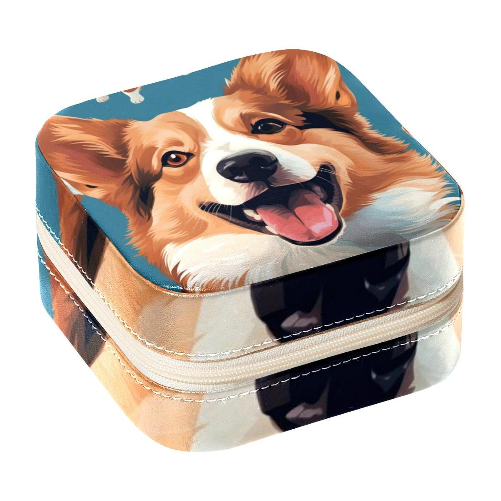 Corgi Travel Portable Square Jewelry Display Case: Storage Solution for ...