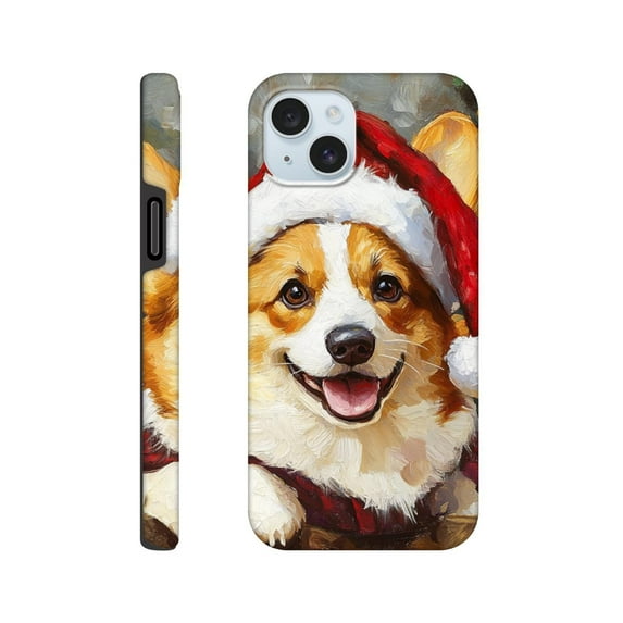 Corgi Winter Glow Phone Case Cozy Seasonal Dog Art for iPhone 17 ...