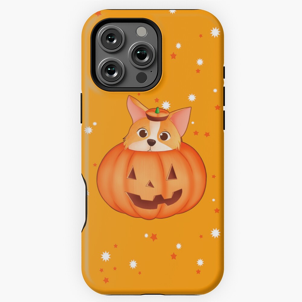 Corgi in Pumpkin Phone Case for iPhone 16 15 14 13 12 11 Pro Max ...