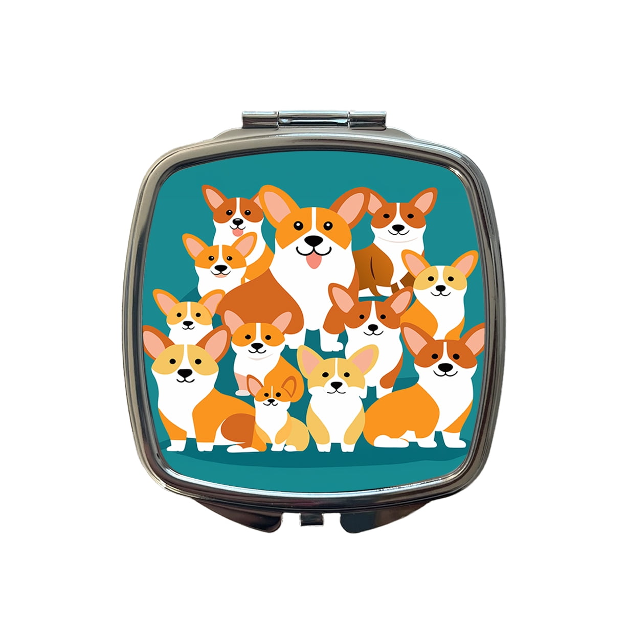 Corgis Dogs Oodles Travel Makeup Handbag Purse Small Pocket Compact ...