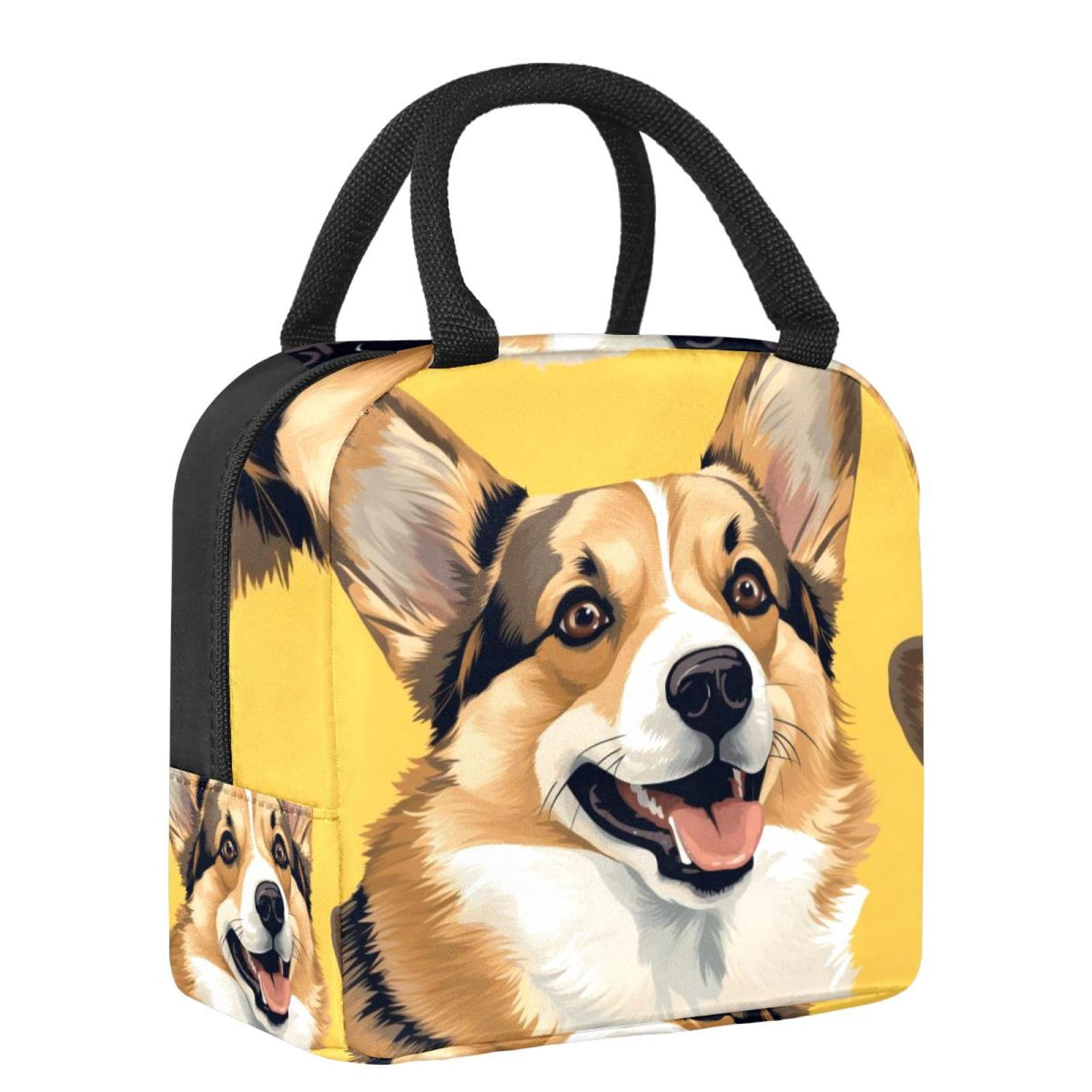 Corgis Pet Animals Lightweight Large Capacity Tote Lunch Bag for Men ...
