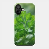 Coriander Leaves Vibrant Parsley Botanical Nature Case for iPhone 11,12 ...