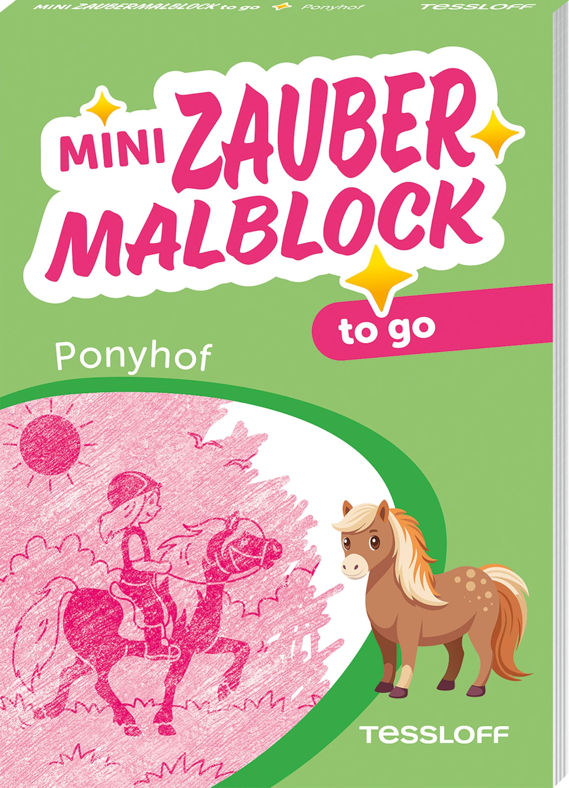 Corina Beurenme Mini Zaubermalblock to go. Ponyhof: Für Kinder ab 3 ...