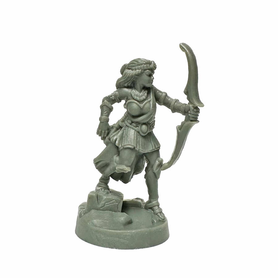 Corinna Greek Archer Heroine Miniature 25mm Heroic Scale Figure Bones ...