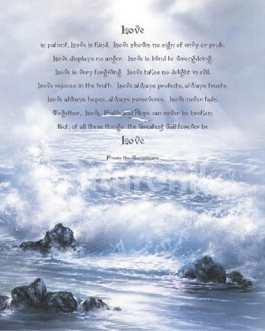 Corinthians Laminated Poster (20 X 16) - Walmart.com