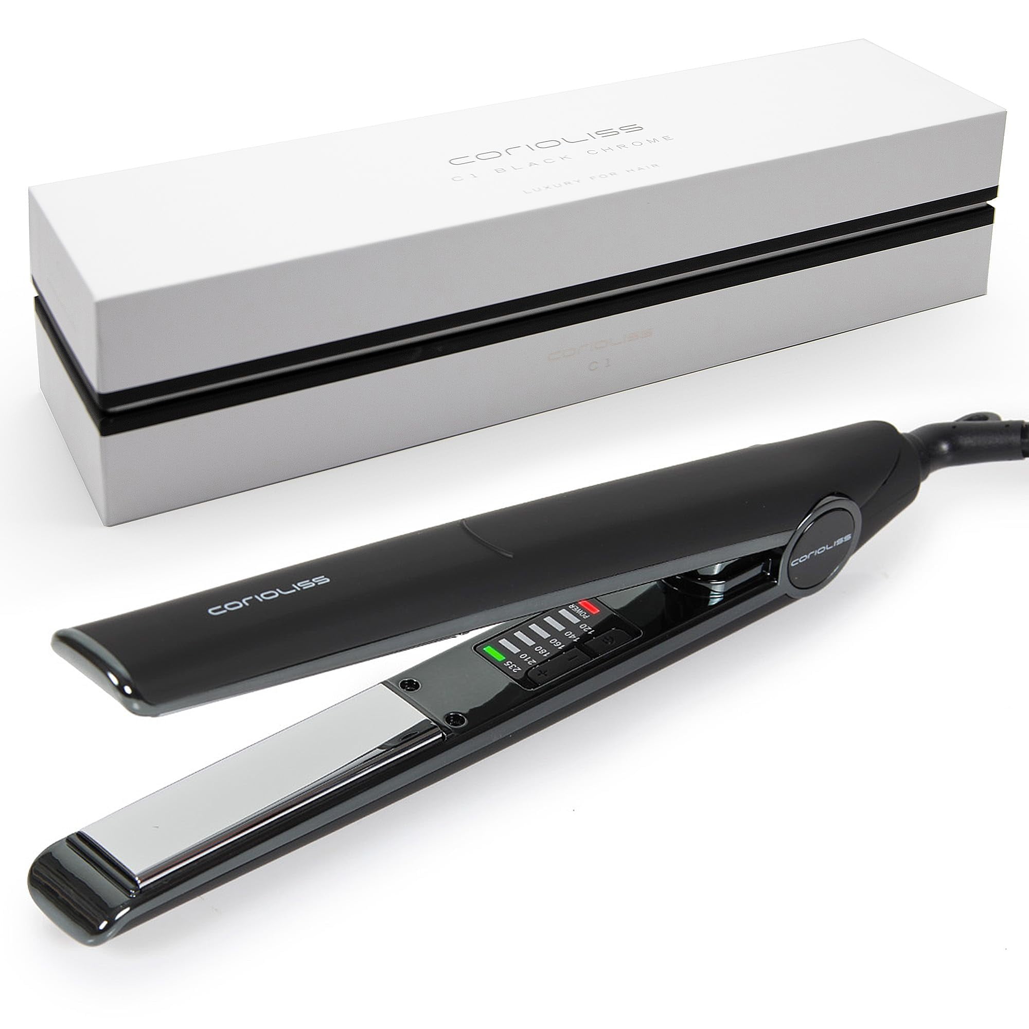 Corioliss C1 Flat Iron Hair Straightener Professional Titanium Plates ...