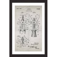 "Paint Brush 1873 Blueprint" Framed Painting Print - Walmart.com