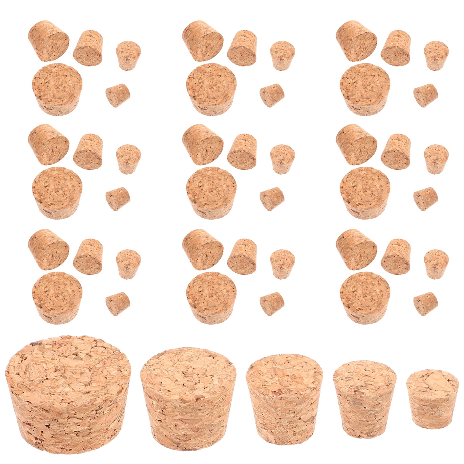 Cork 50 Pcs Decorative Corks for Crafts Mini Liquor Bottles Drinks ...
