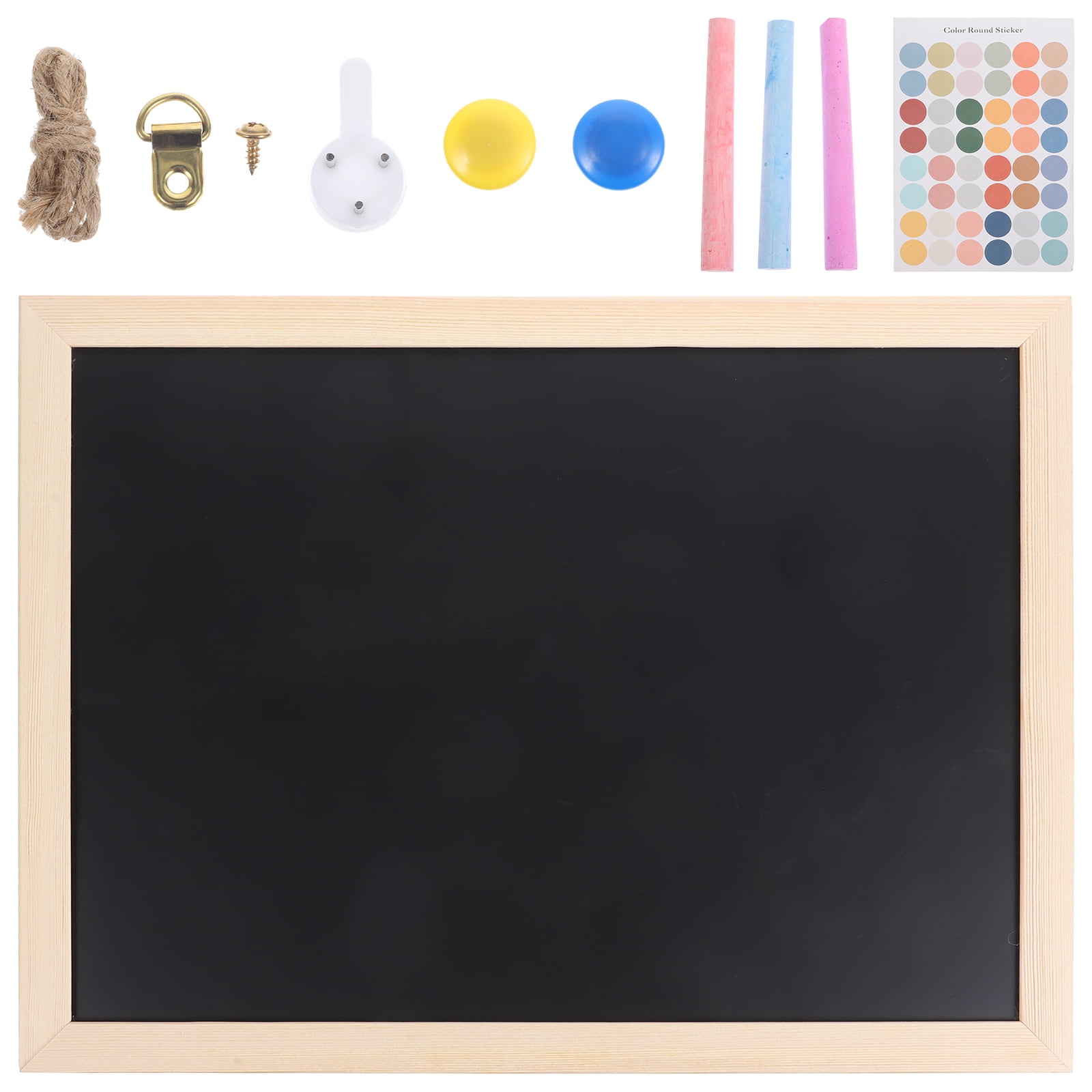 Cork Board Blackboard Bulletin Boards with Linen Office Child - Walmart.com