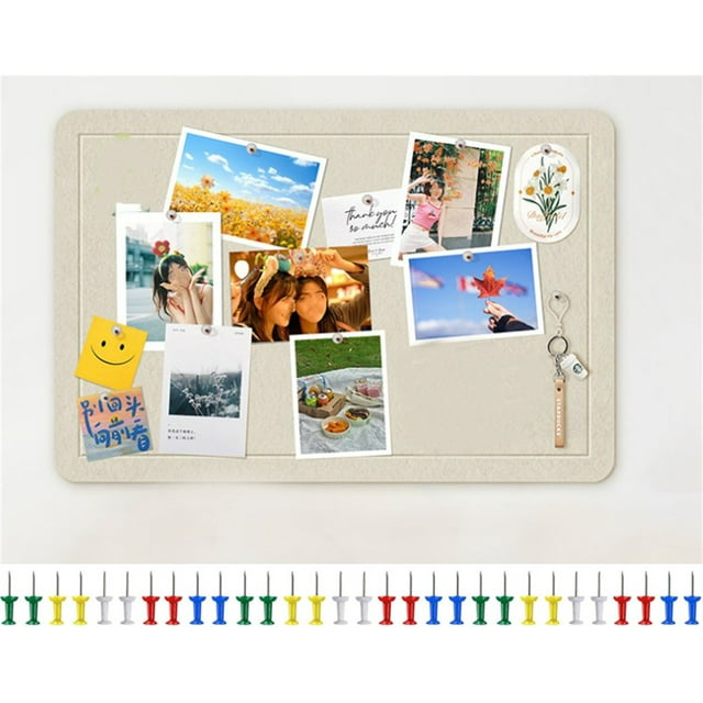 Cork Board Bulletin Board -Bexikou 15.7X 23.6inch Self Adhesive Board ...