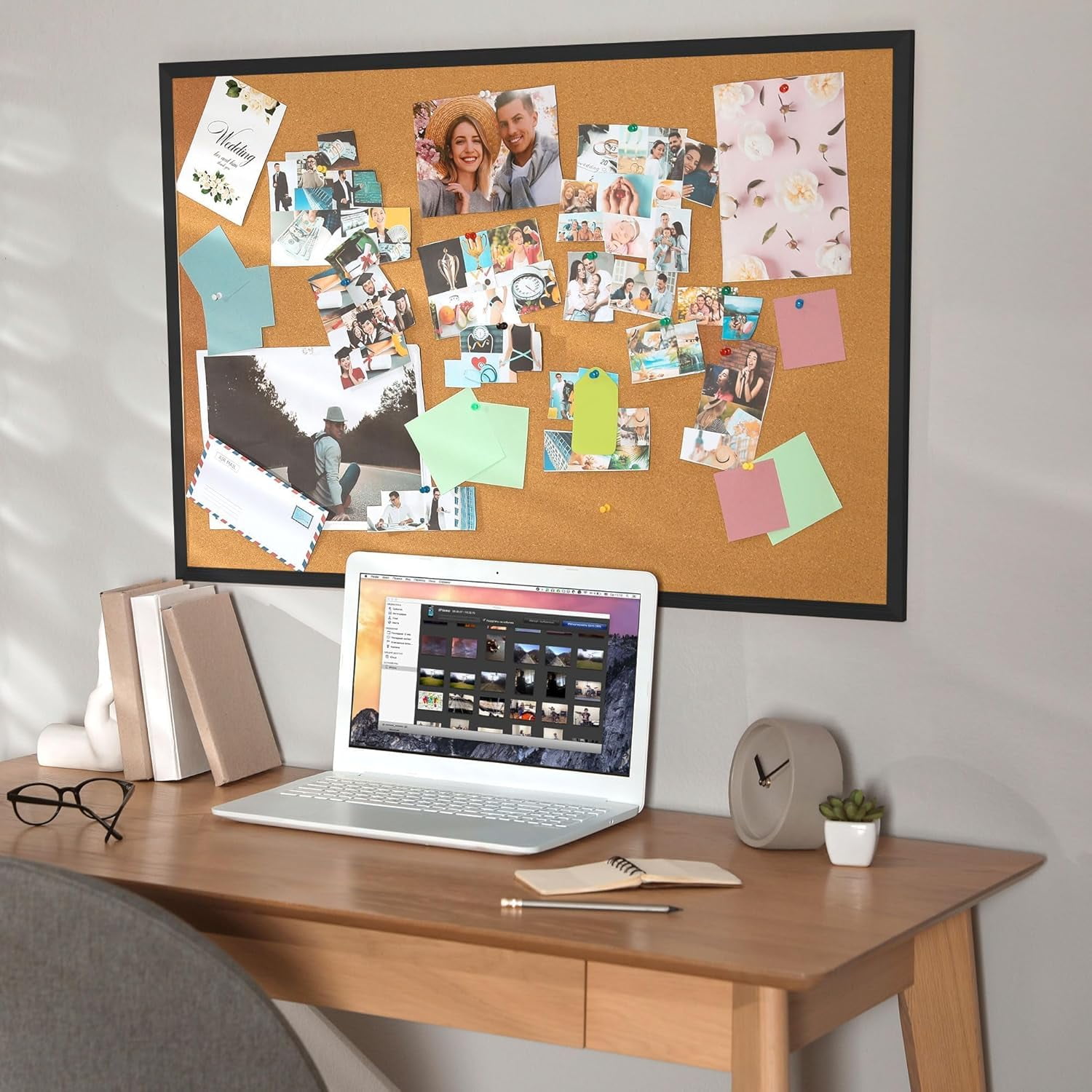 Cork Board, Cork Boards for Walls, 24x36 Bulletin Board, Hanging ...