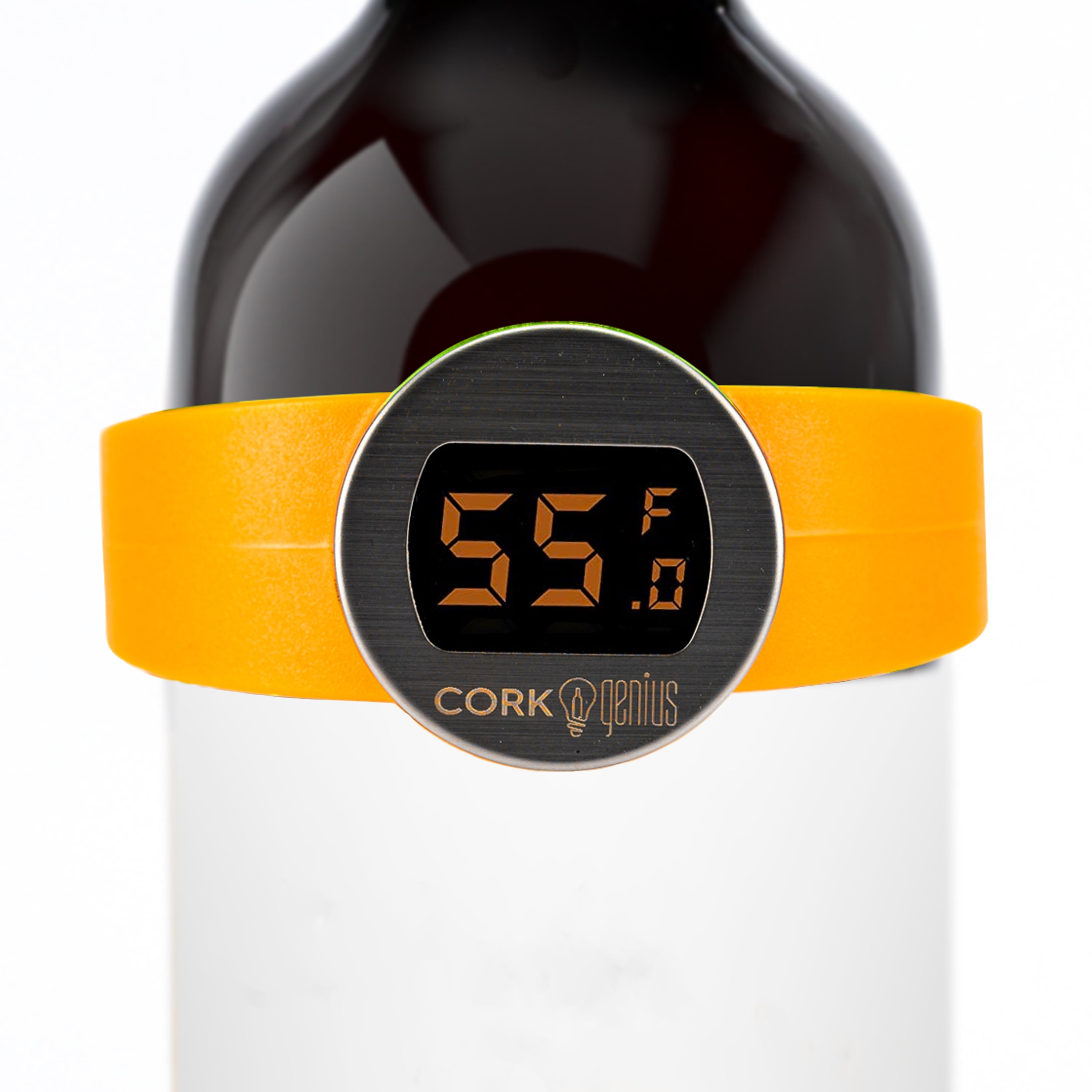 Cork Genius Digital Wine Bottle Thermometer, Bracelet Thermometer ...