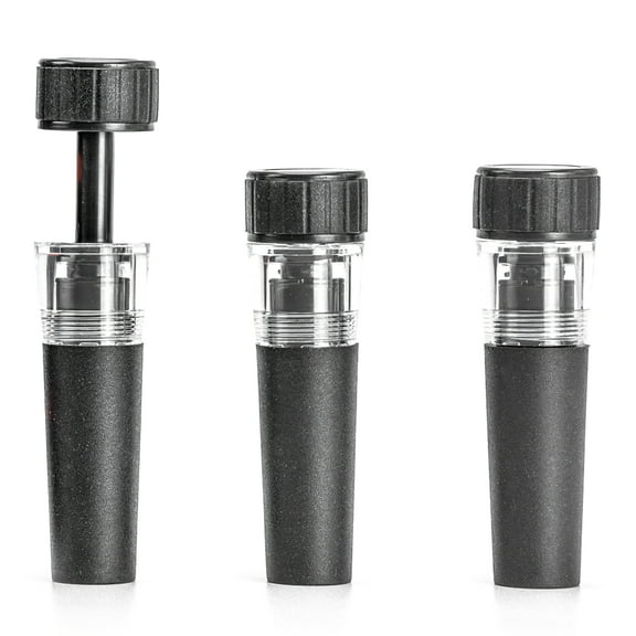 Champagne and Wine Sealer, Airtight Stopper, Keeps Bubbles Fresh Lonr ...