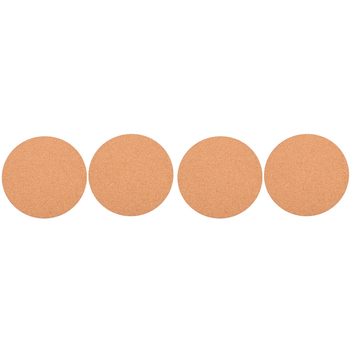 Cork Planter Mat 4 Pcs Saucer Coaster House Plants Indoor Pots Large ...