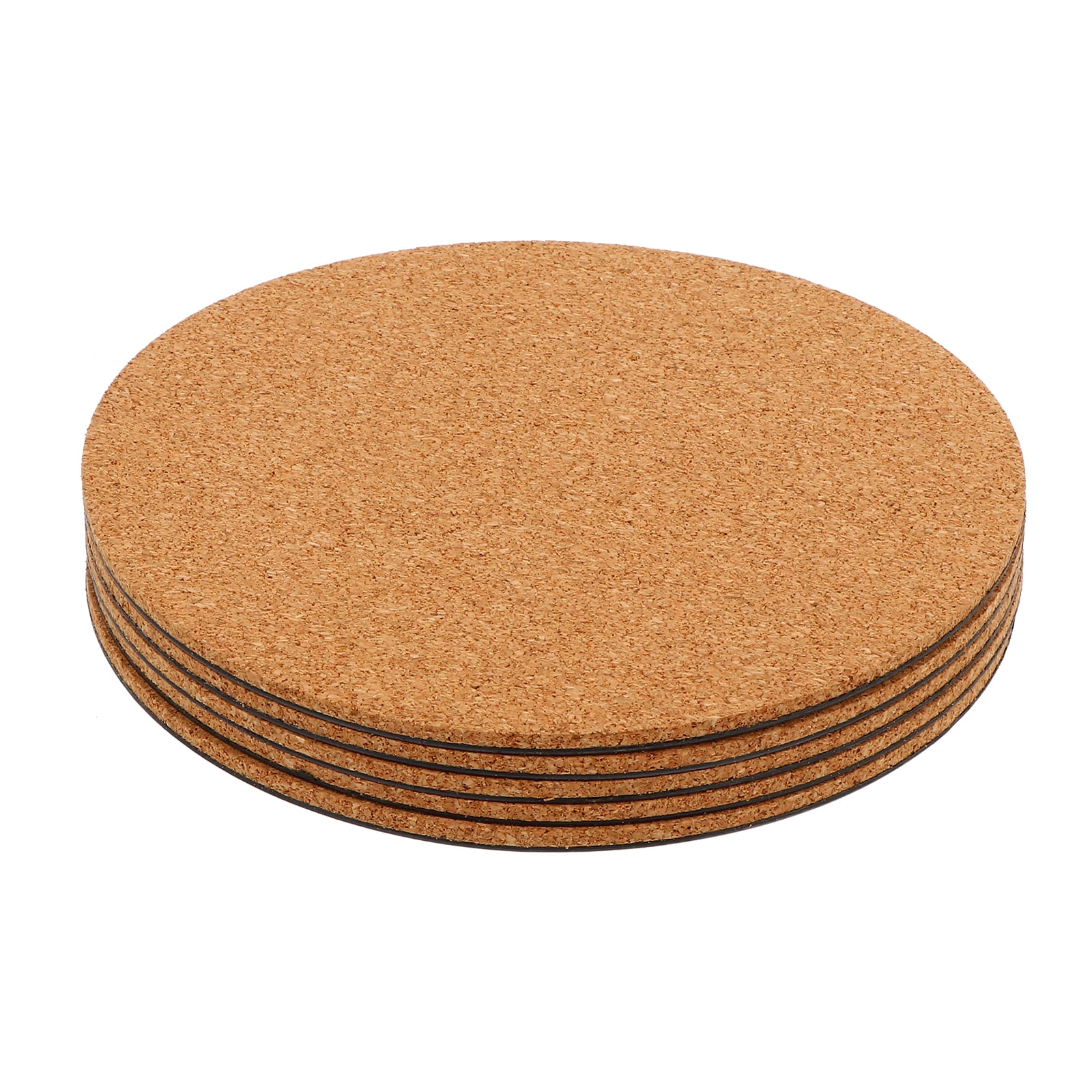 Cork Planter Mat Indoor Plants Tray Round Serving Kitchen Hot Pads 5 ...