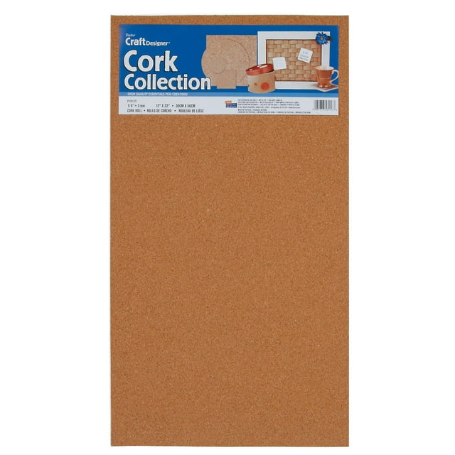 Cork Sheet: 1/8 x 12 x 22 inches - Walmart.com