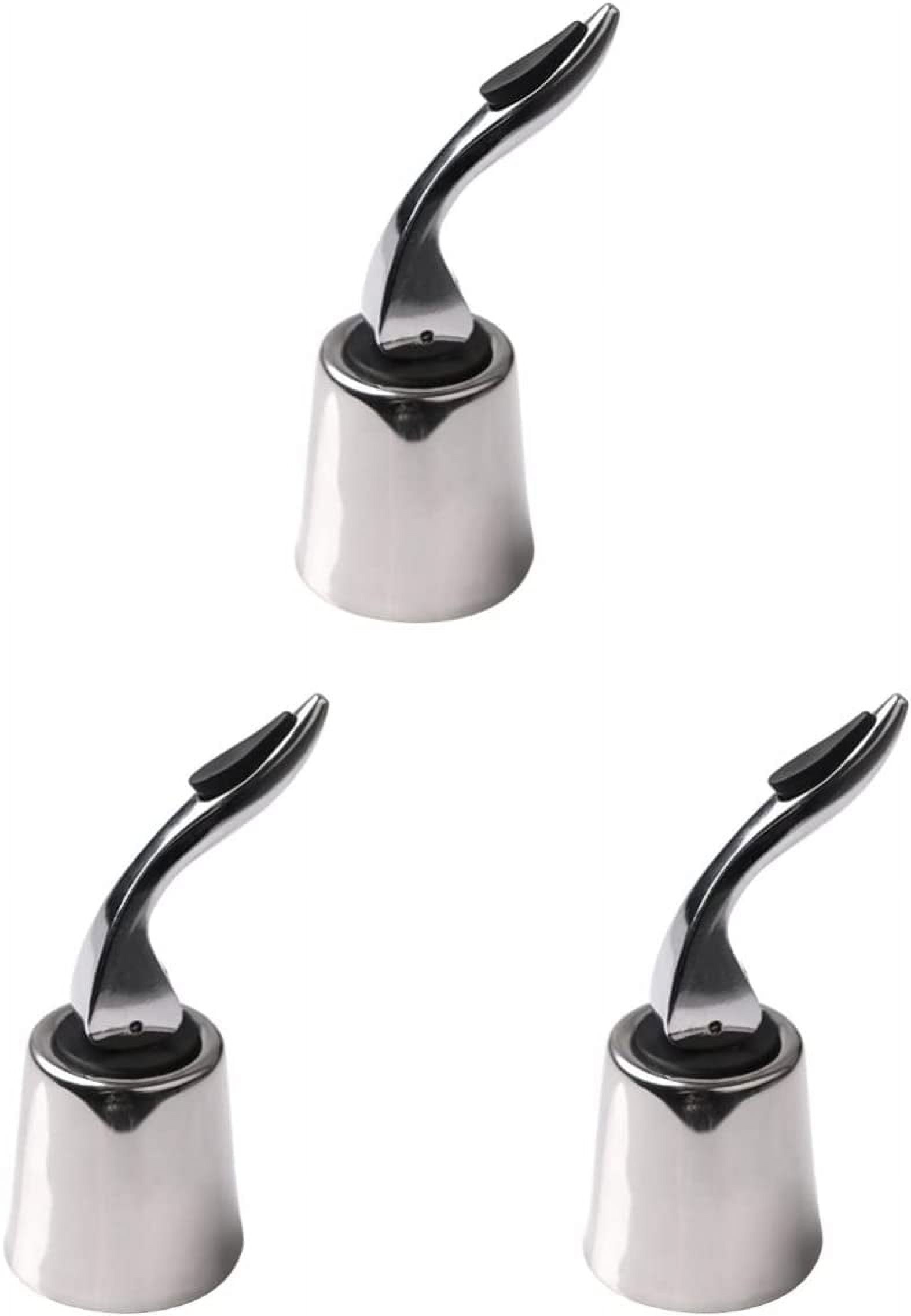Cork Stoppers 3pcs Beverage Plug Wedding Champagne Press Liquor Steel ...