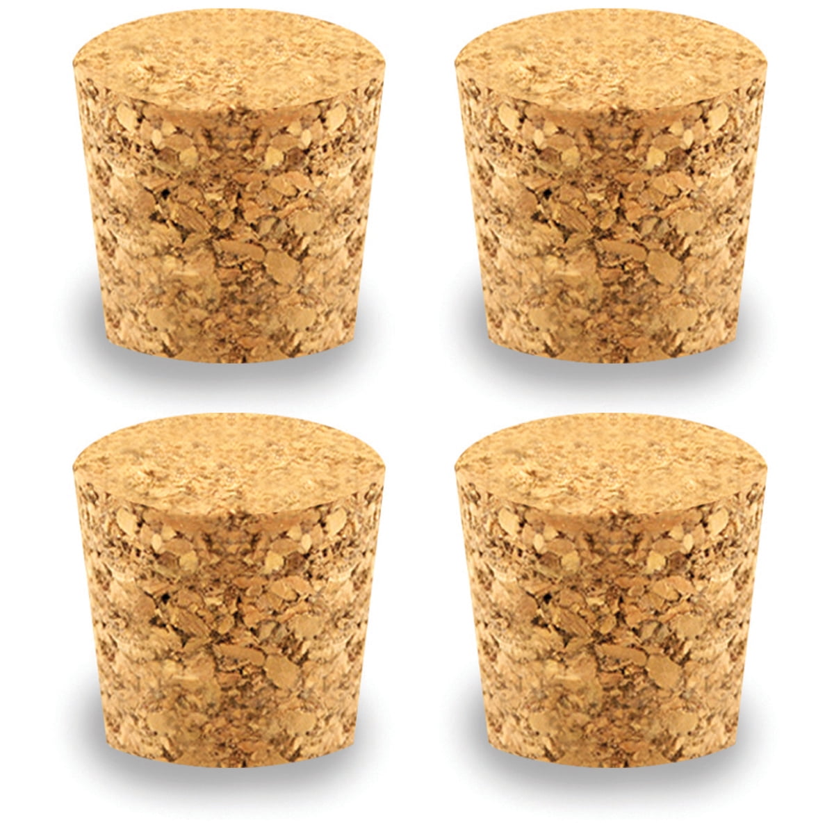 Cork Stoppers Value Pack-Assorted 4/Pkg, Pk 6, Multicraft Imports ...
