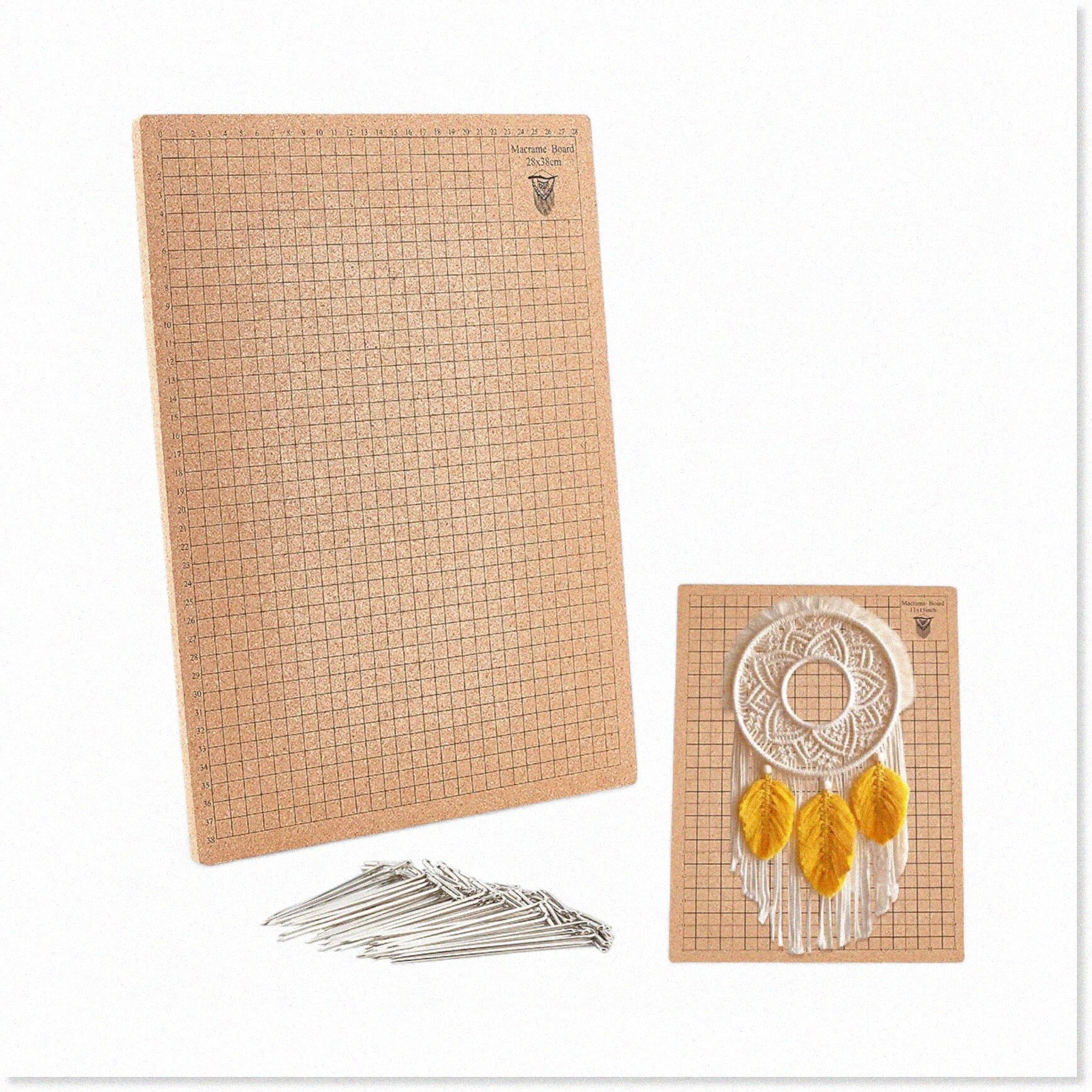 CorkCraft GridMaster: Ultimate Macrame & Knitting Tool Set with Double ...