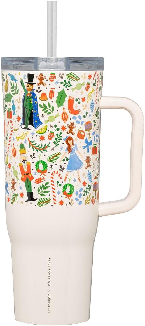 Corkcicle x Rifle Paper Co. Nutcracker Ballet Cruiser Insulated Tumbler ...