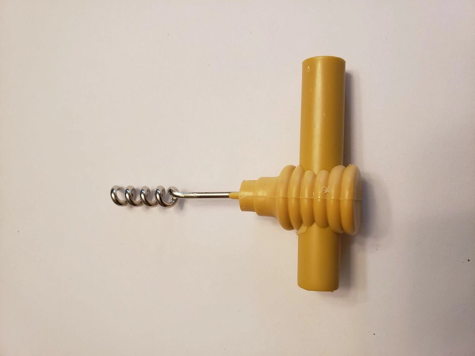 Corkscrew Wine Bottle Opener Stainless Steel W/ Plastic Grip Portable ...