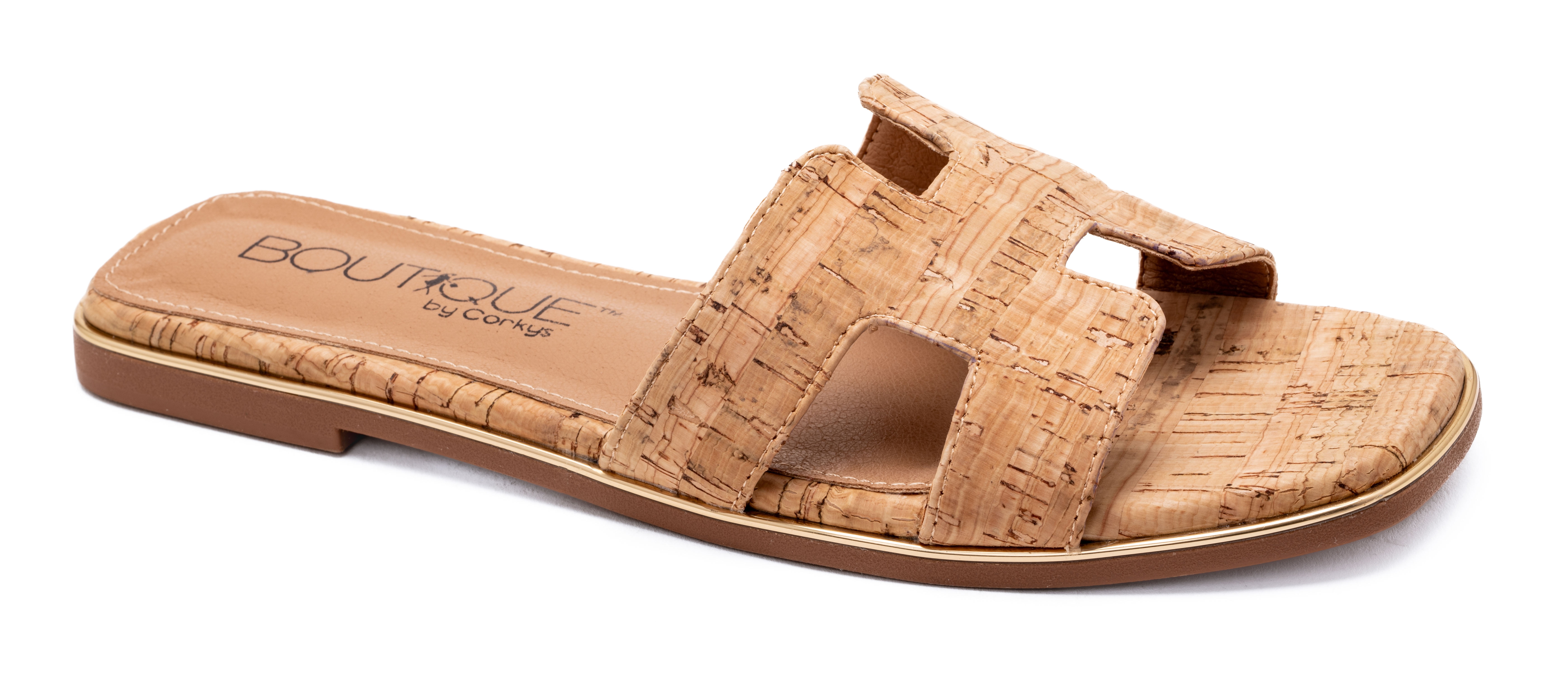 Corkys Hey Girl Womens Picture Perfect Sandal (10, Cork) - Walmart.com