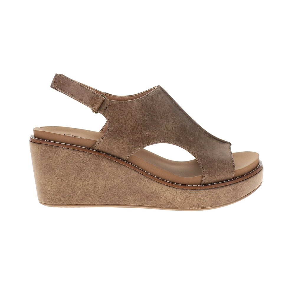 Corkys Womens Carley Slingback Wedge Casual Shoes - Walmart.com