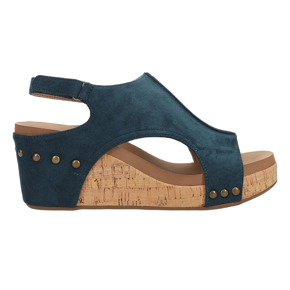 Corkys Footwear Womens Carley Wedges, Featuring Corkys EVA Foam ...