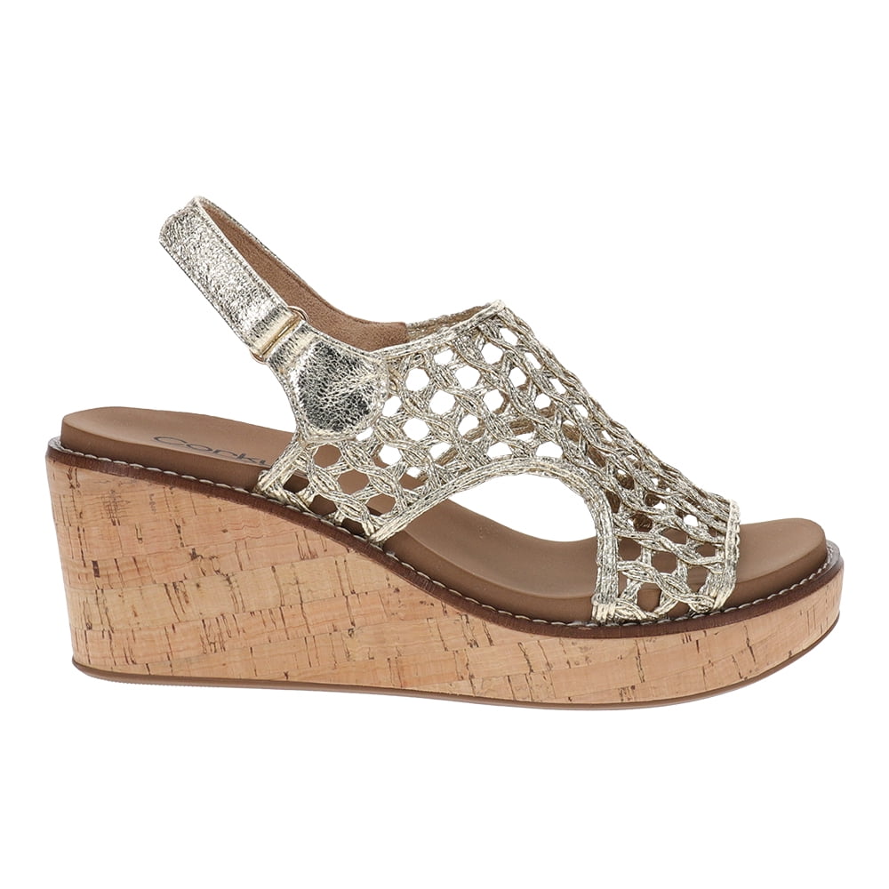 Corkys Womens Carley Wedge Slingback Casual Shoes - Walmart.com