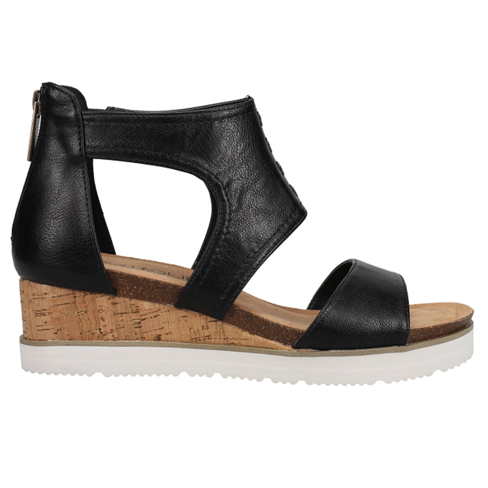 Corkys Womens Sugar N Spice Strappy Wedge Casual Shoes - Walmart.com