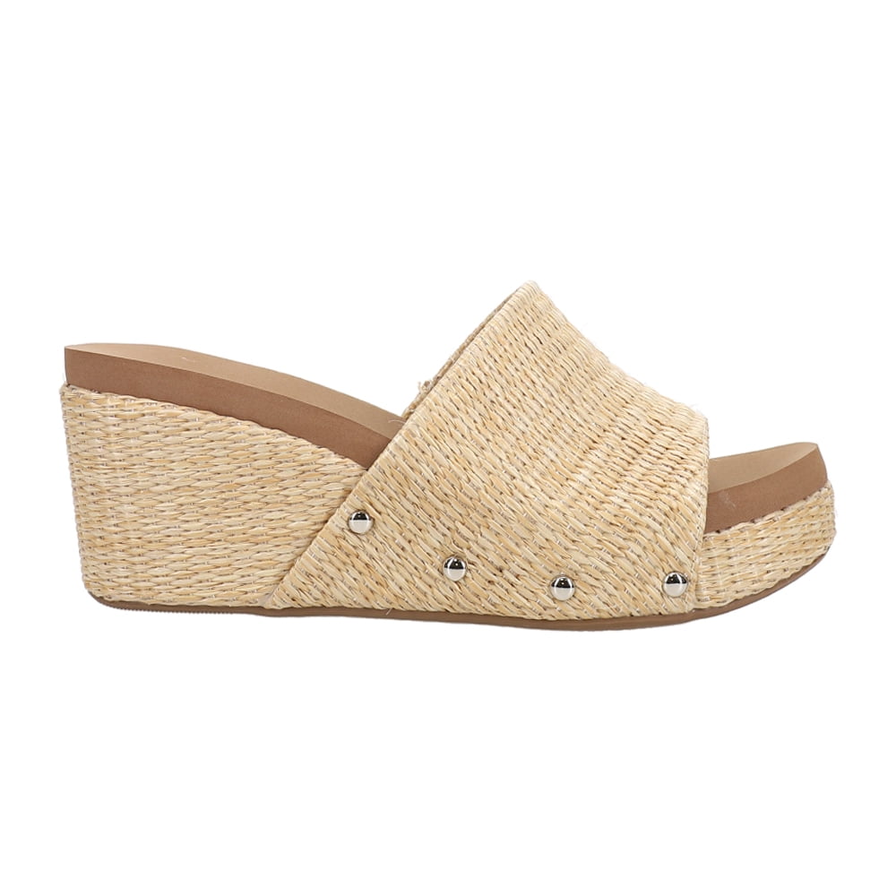 Corkys Womens Summer Lovin Studded Slide Wedge Casual Shoes - Walmart.com