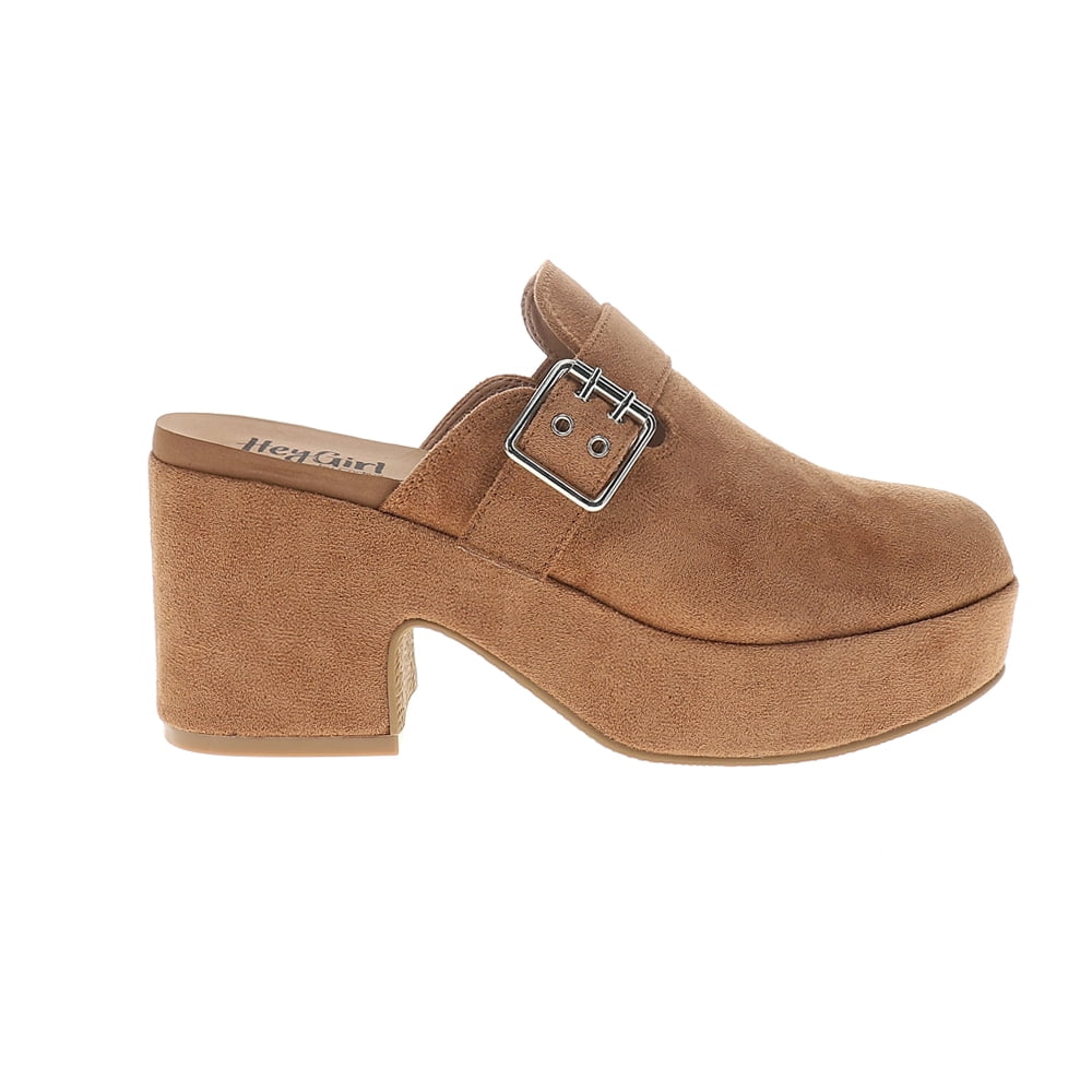Corkys Womens Tell Me More Block Heel Platform Clogs Dress Casual Shoes ...