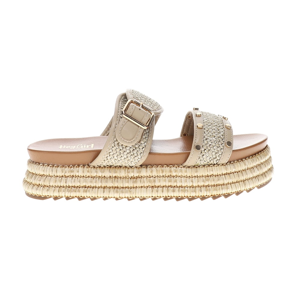 Corkys Womens Walk Of Shame Studded Platform Slide Casual Shoes ...