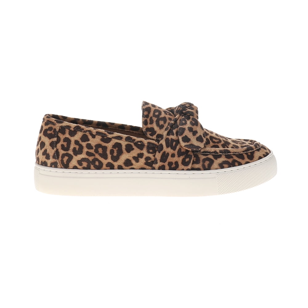 Corkys Womens Why Knot Leopard Print Slip On Athletic Sneakers Casual ...