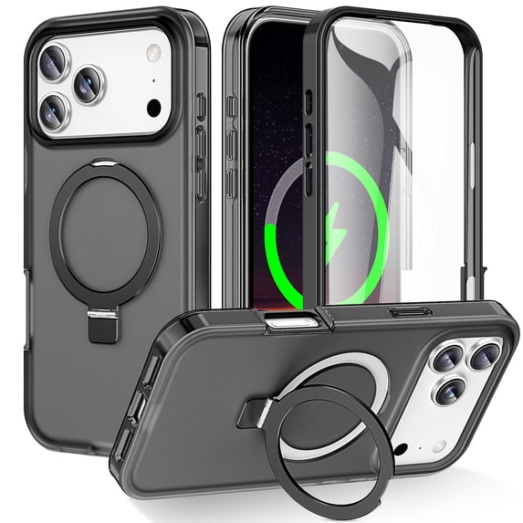 Corliven Rugged Magnetic Case for iPhone 18 Pro Max, Built-in Screen ...