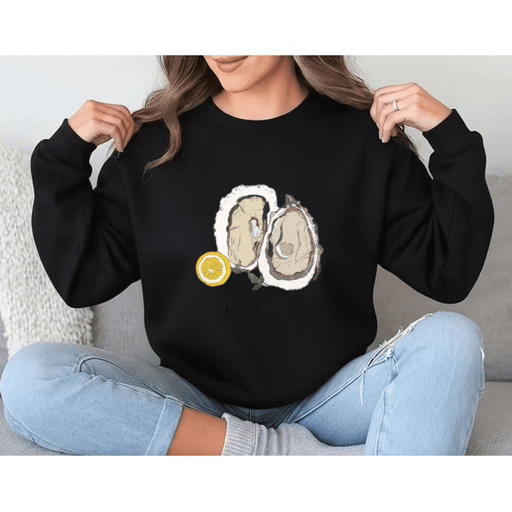 Corn Aw Shucks Funny Pun Humor Cute Summer Quote Sweatshirt up to size ...