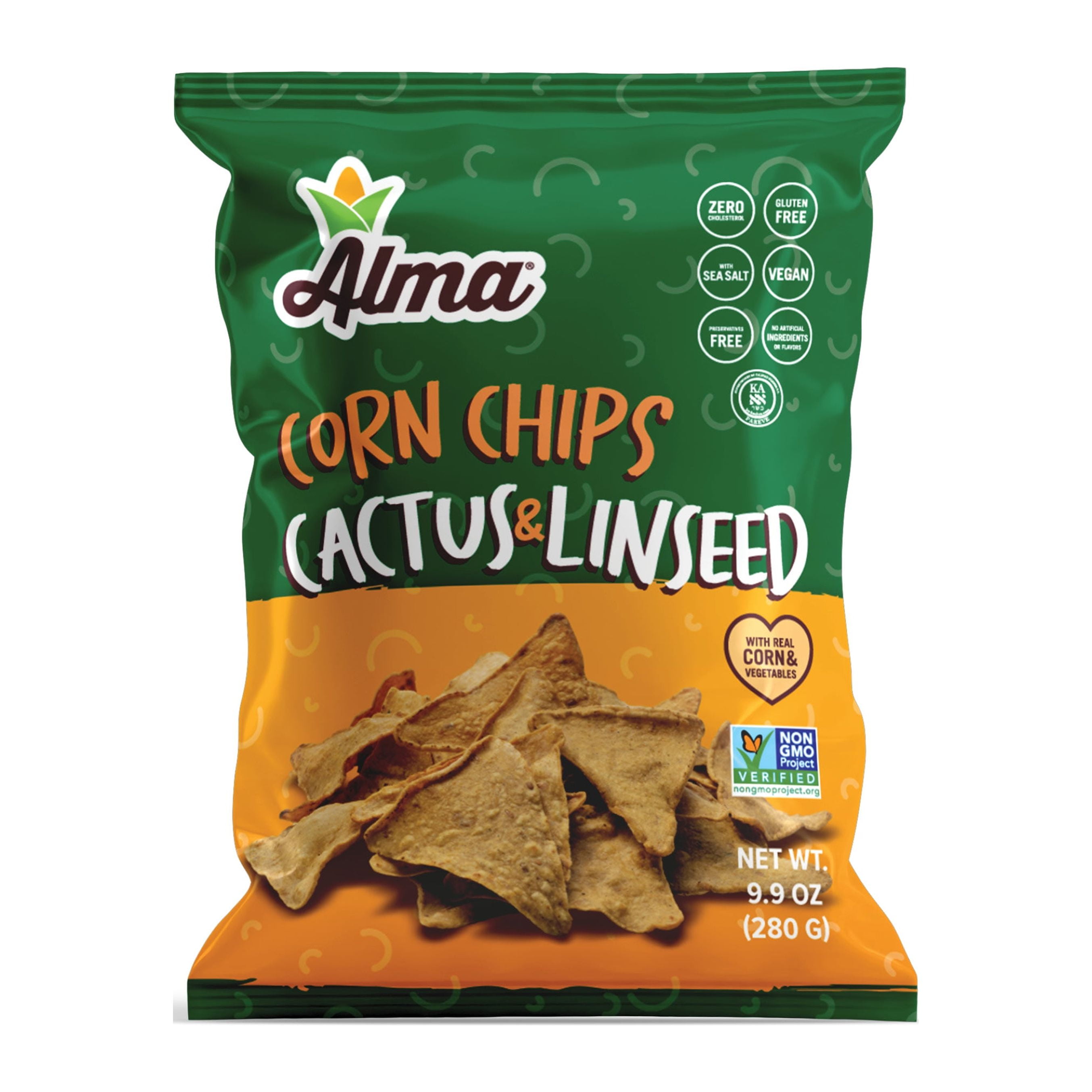 Healthy Snacks: Non-GMO, Gluten-Free, Kosher Corn Chips with Cactus ...