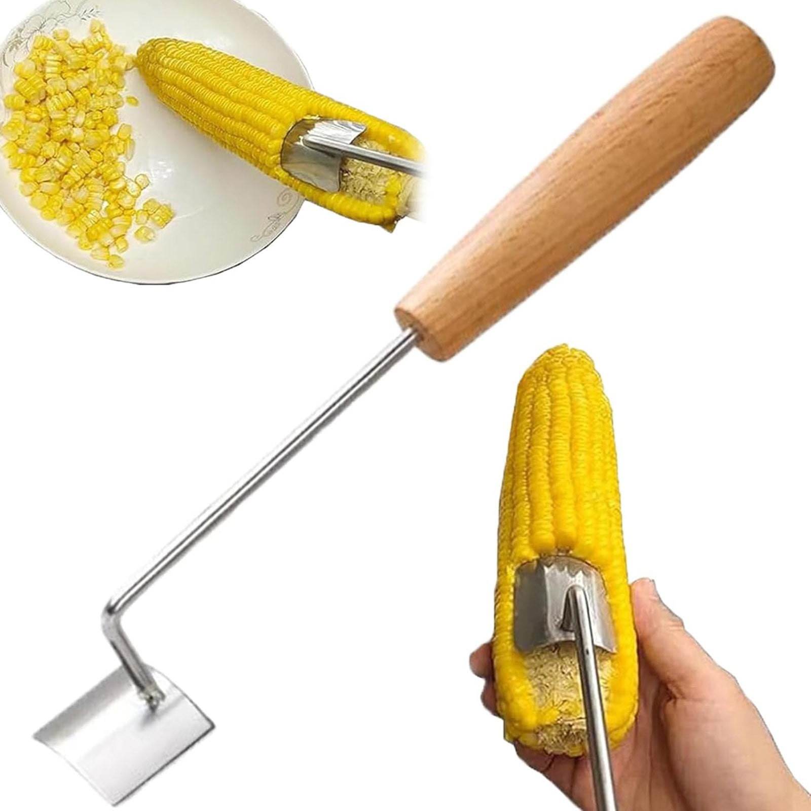 Corn Cob Peeler, Corn Thresher, Corn Shovel Tool, Easy Clean, Stainless ...