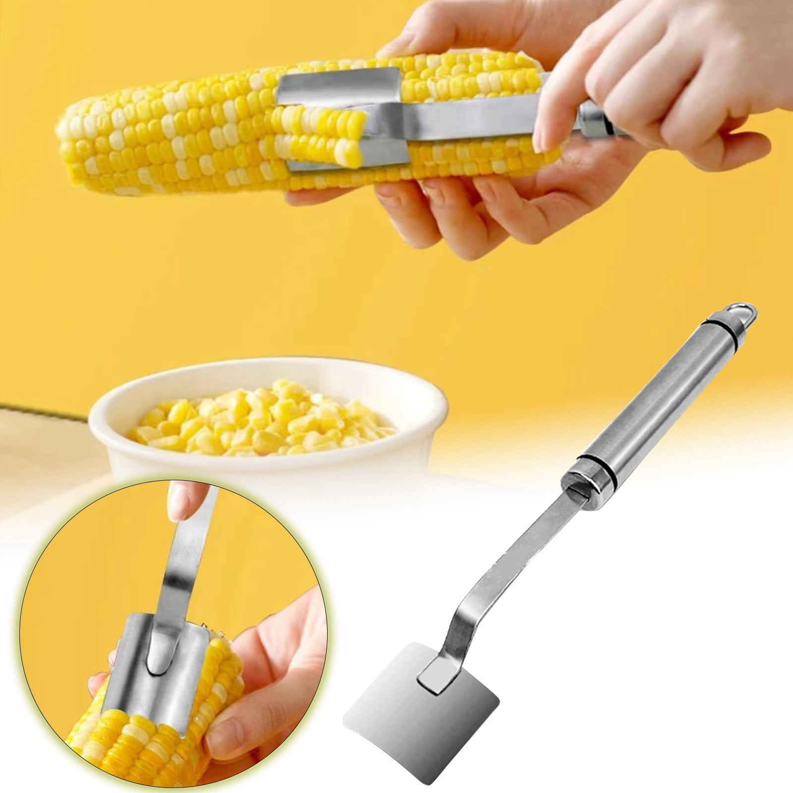 Corn Cob Peeler Corn On The Cob Remover Stainless Steel Corn Peeler ...
