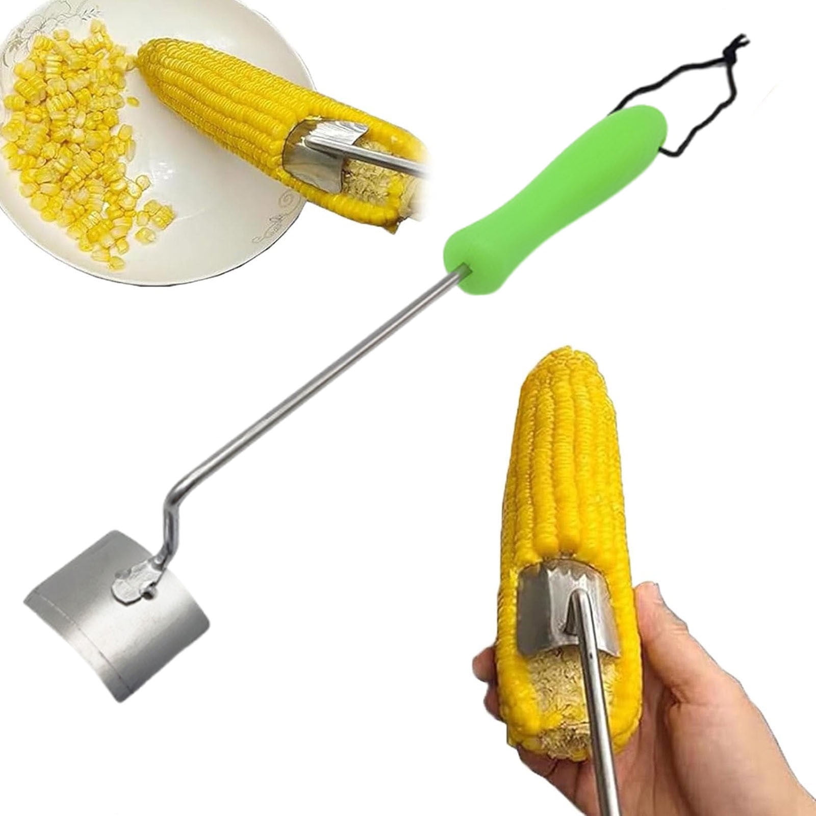 Corn Cob Peeler Stainless Steel | Easy Clean Corn Cutter Tool | Quick ...