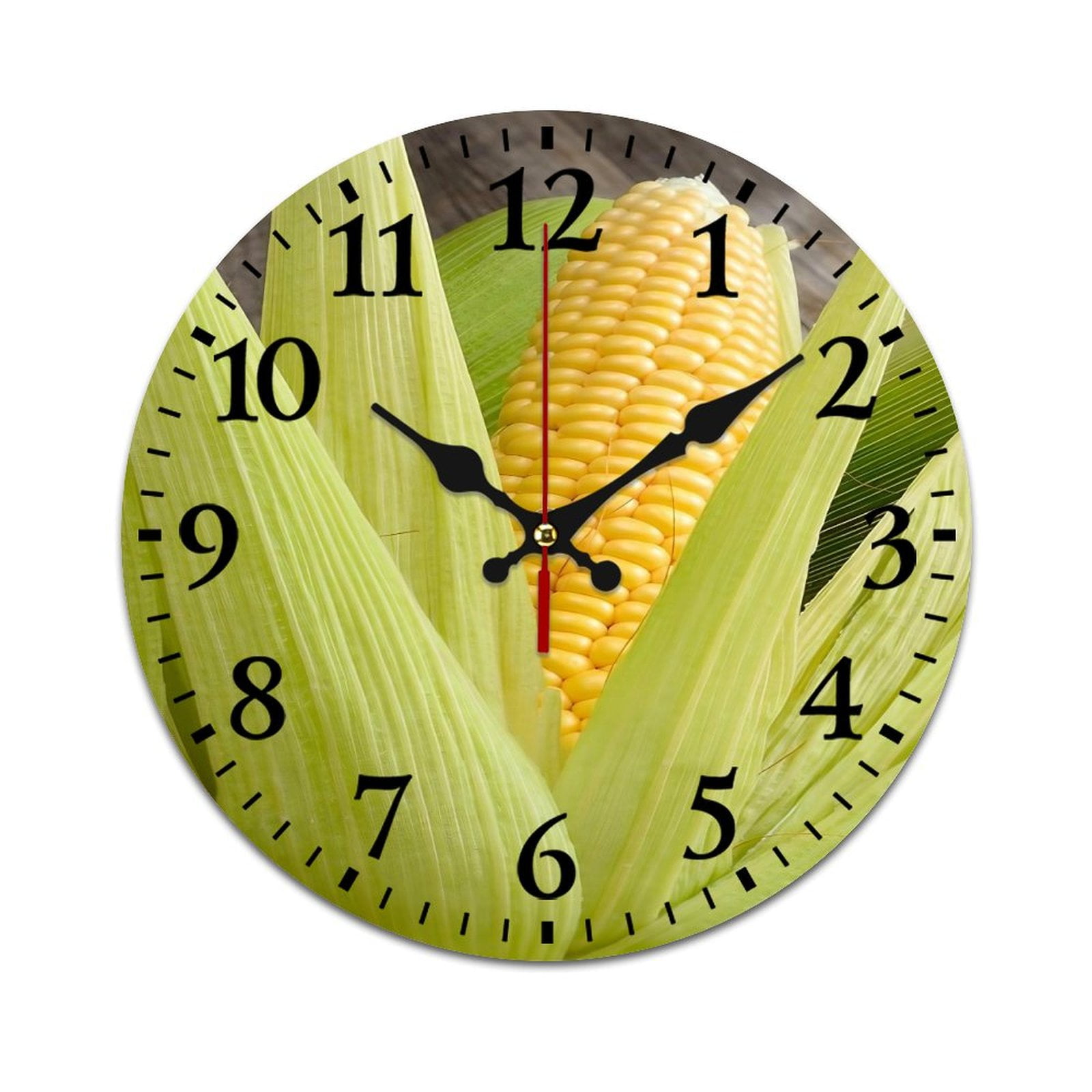 Corn Cob Wall Clock Modern Design Clocks Wall Hanging Home Office ...