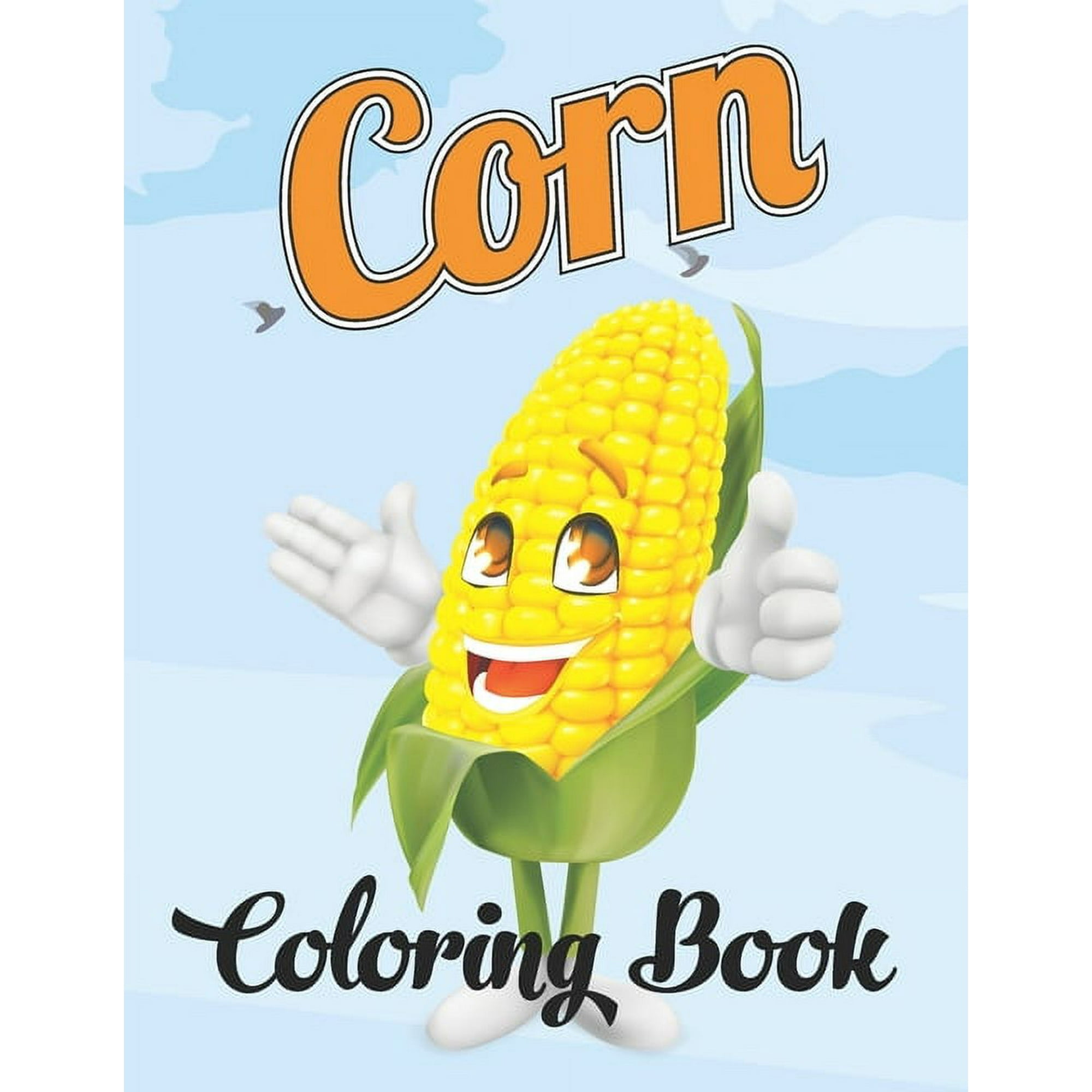 Corn On The Cob Coloring Page