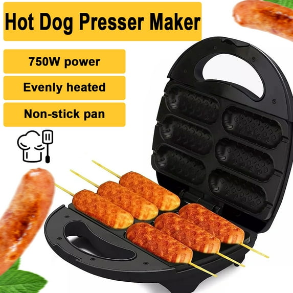 Corn Dog Waffle Maker,Hot Dog Presser Maker, Hot Dog Waffle Machine ...