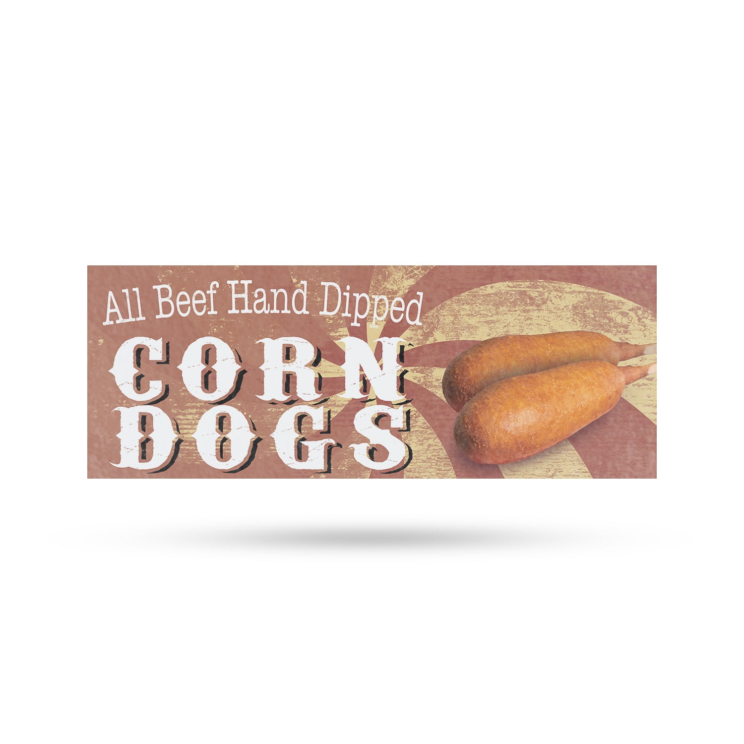 Corn Dogs Vinyl Decal 36 Inch x 14 Inch Weatherproof Heavy-Duty ...