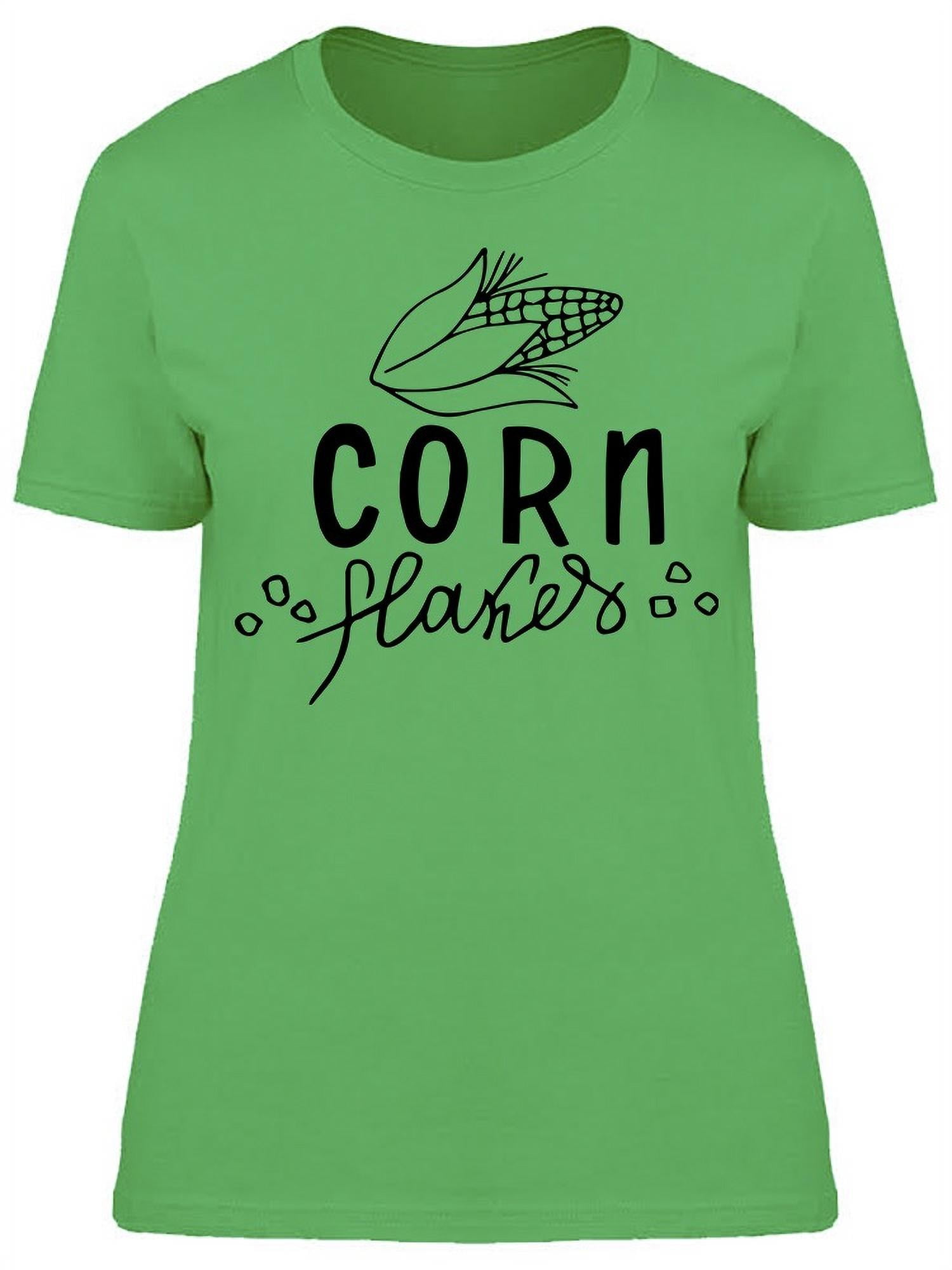 Corn Flakes Sketch T-Shirt Women -Image by Shutterstock, Female Large ...