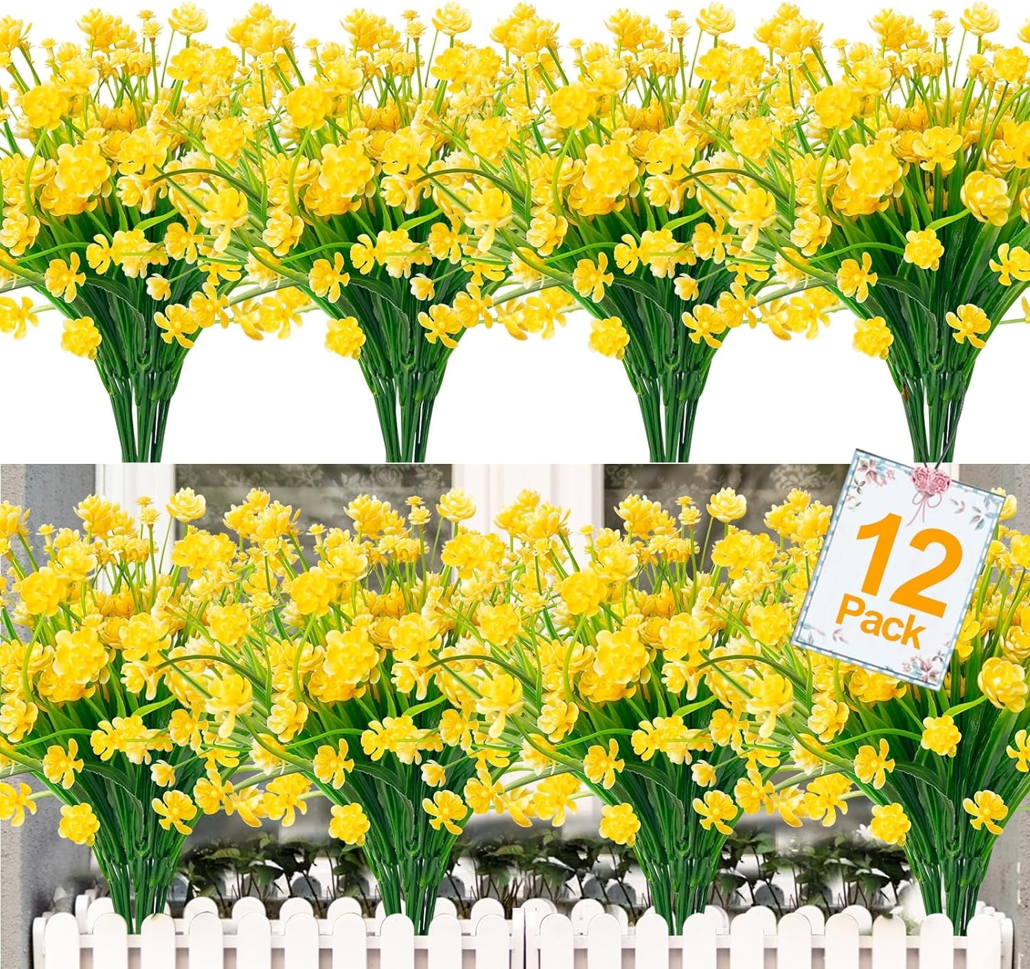 Corn Flower Artificial Flowers for Outdoor UV Resistant Fake Plants ...