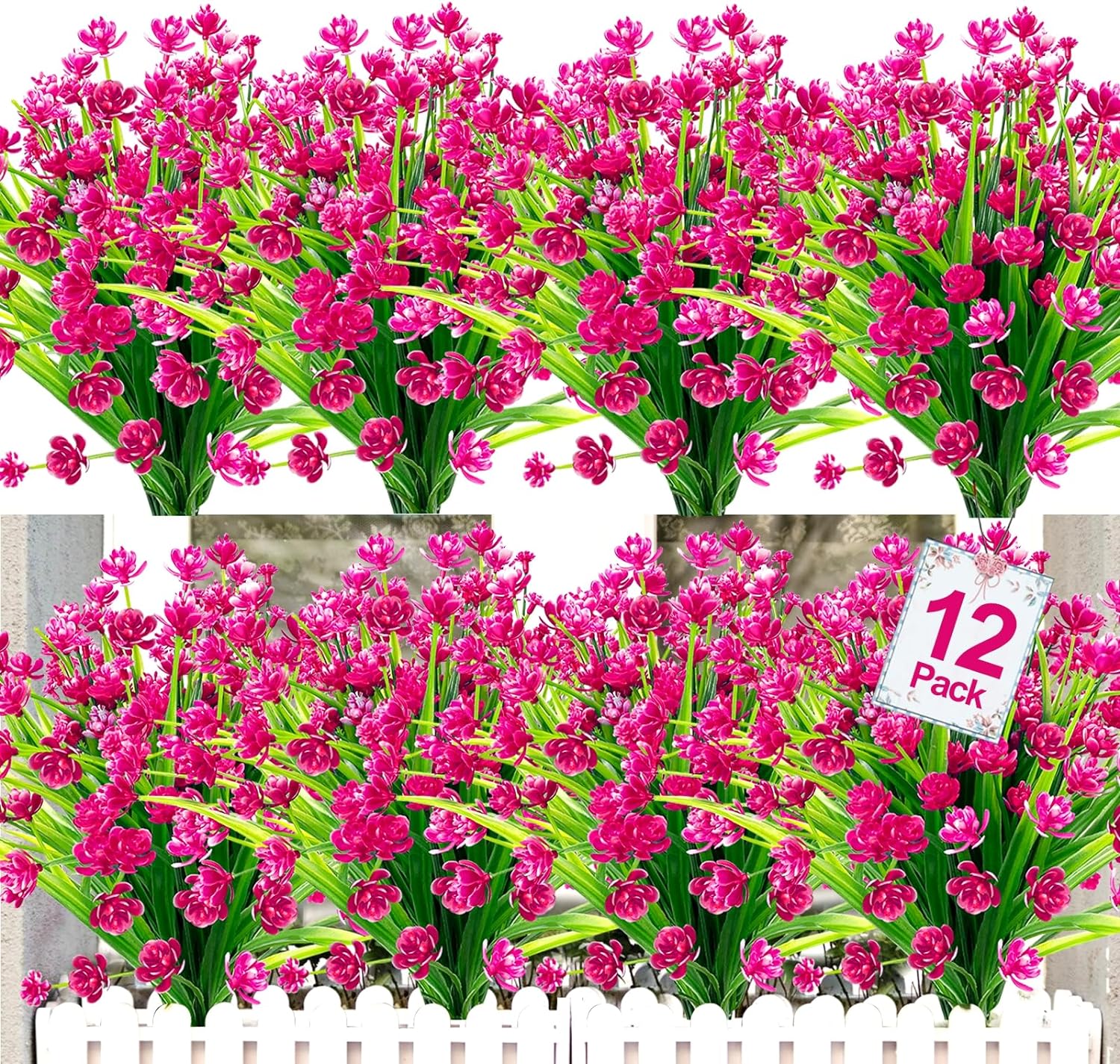 Corn Flower Artificial Flowers for Outdoor UV Resistant Fake Plants ...