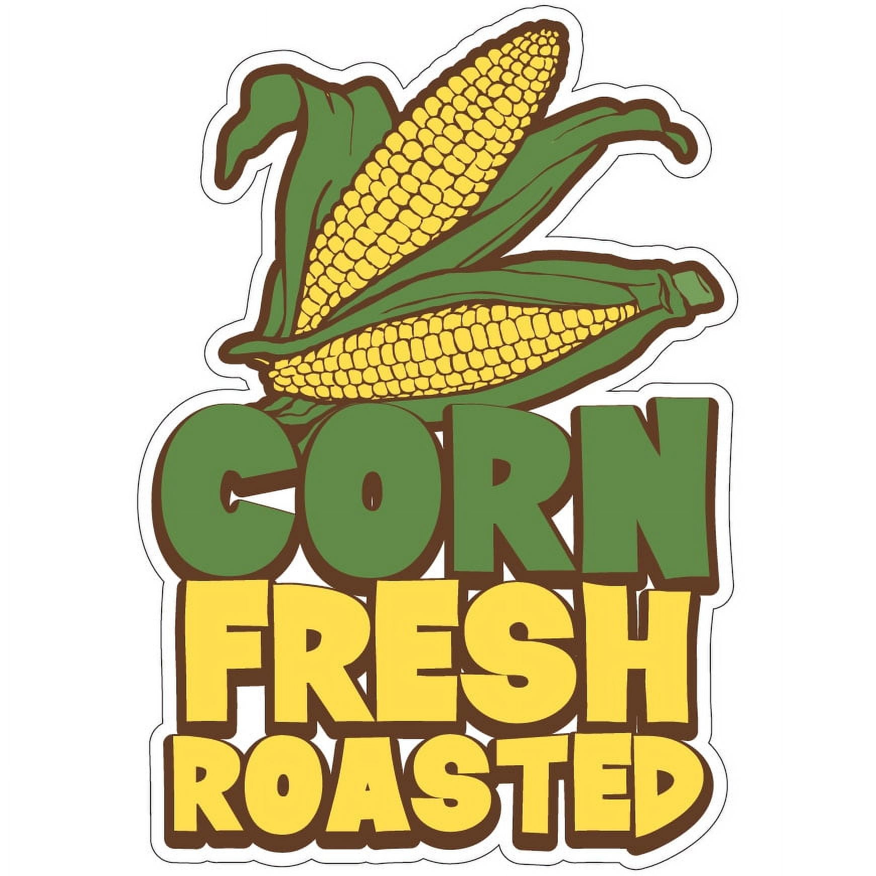 Corn Fresh Roasted 16" Decal Concession Stand Food Truck Sticker ...