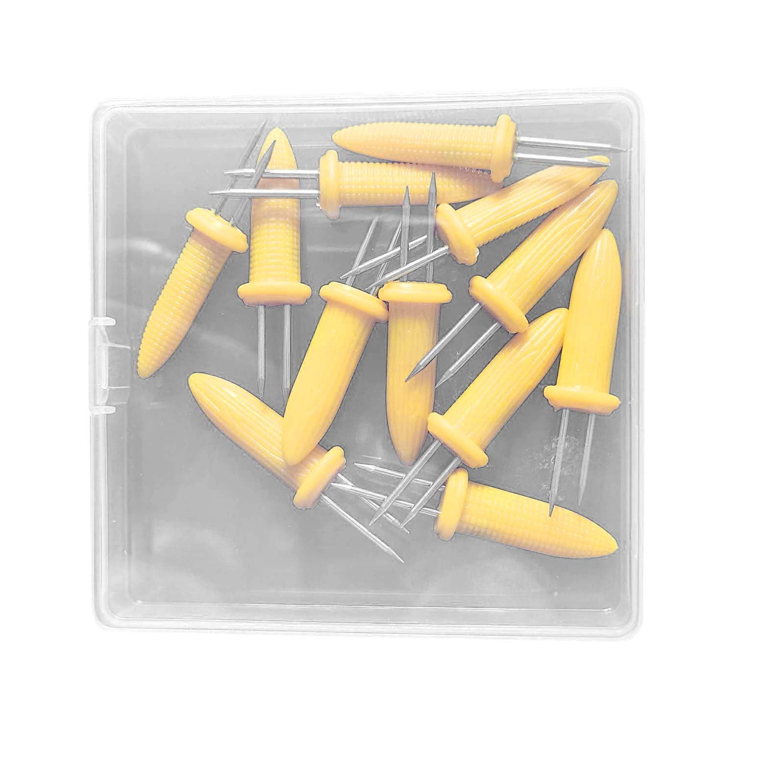 Corn Holders Set - Stainless Steel Prongs, Ergonomic Handles, 60mm ...