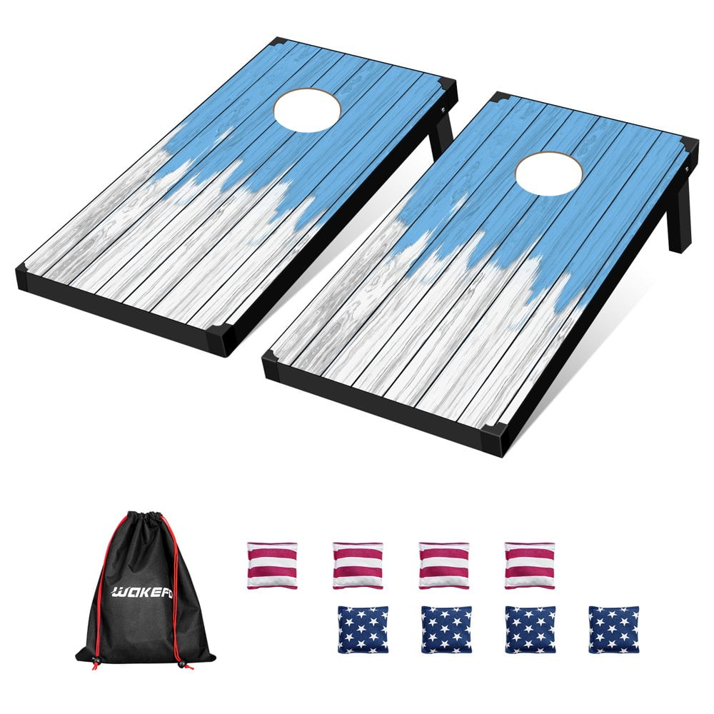 Corn Holes Outdoor Game Set: 3x2 Corn Hole Set Includes 2 Cornhole ...